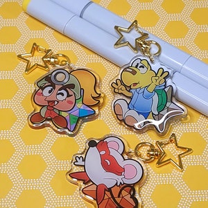 LAST CHANCE Paper Mario the Thousand Year Door Keychain | Goombella ...
