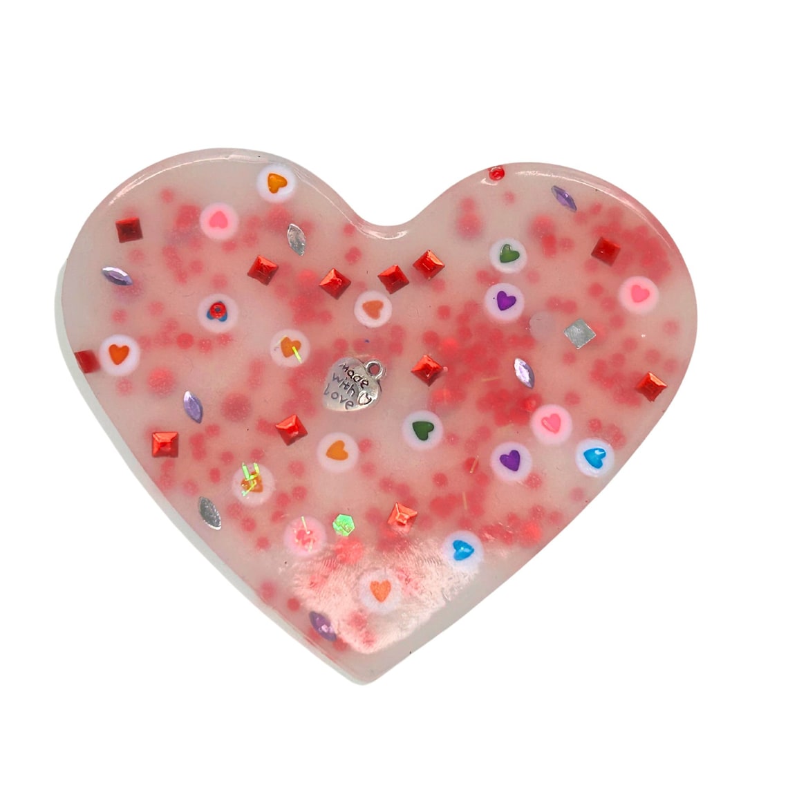 Picking Pad Fidget Pick Palette Toy - Heart Shape Textured for Picking ...
