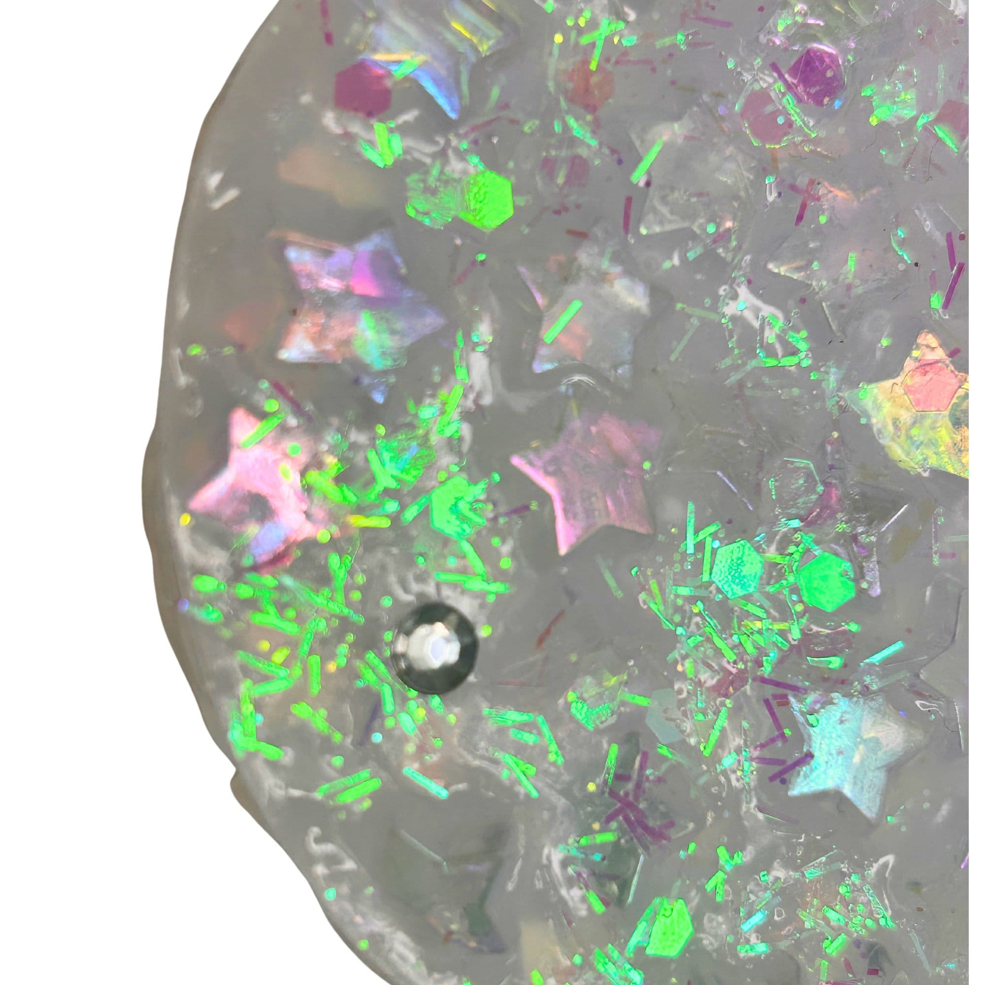 Iridescent Star Picking Pad Fidget Pick Palette Toy - Circle Shape ...