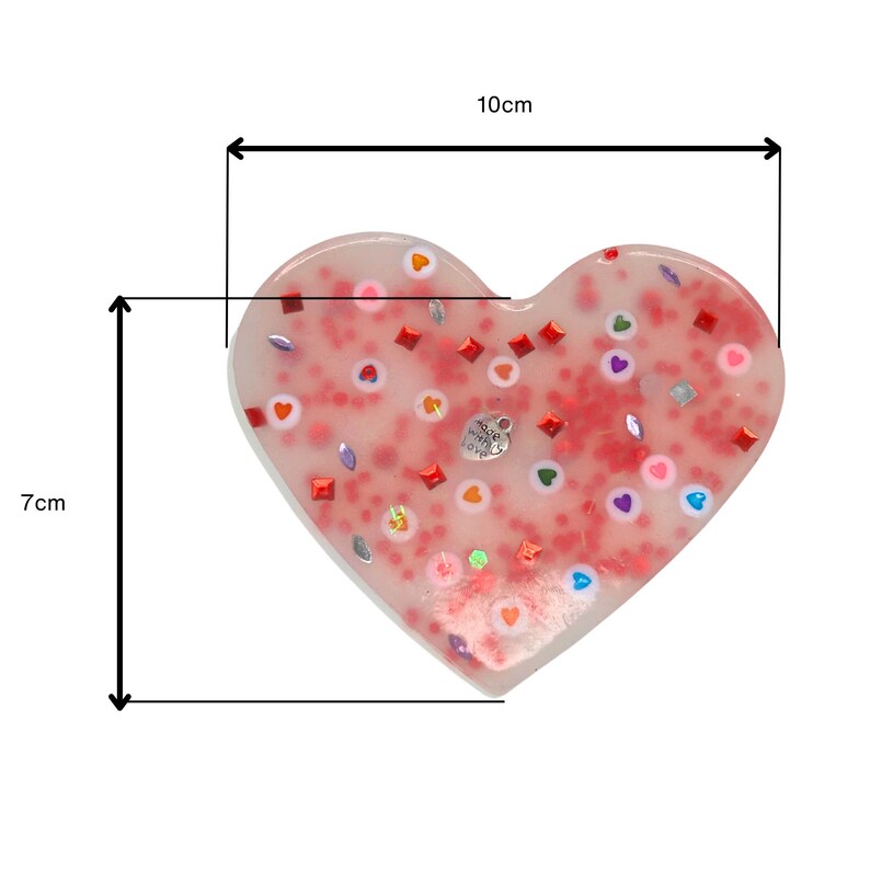Picking Pad Fidget Pick Palette Toy - Heart Shape Textured for Picking ...