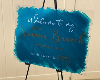 Acrylic Event Sign | Etsy