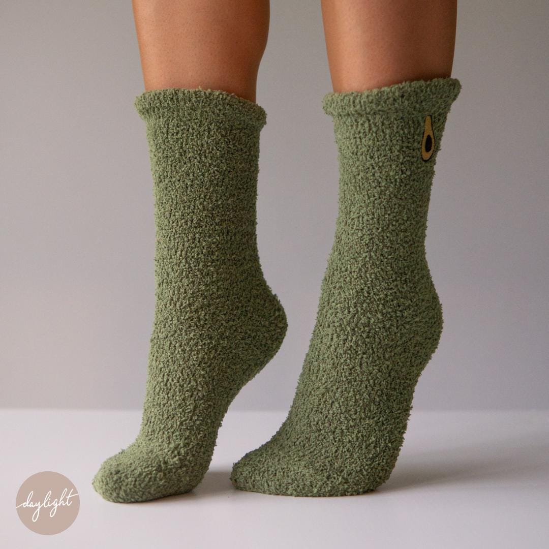 Hand Packed Cute & Fun Fruit Super Soft Fluffy Socks - Etsy UK