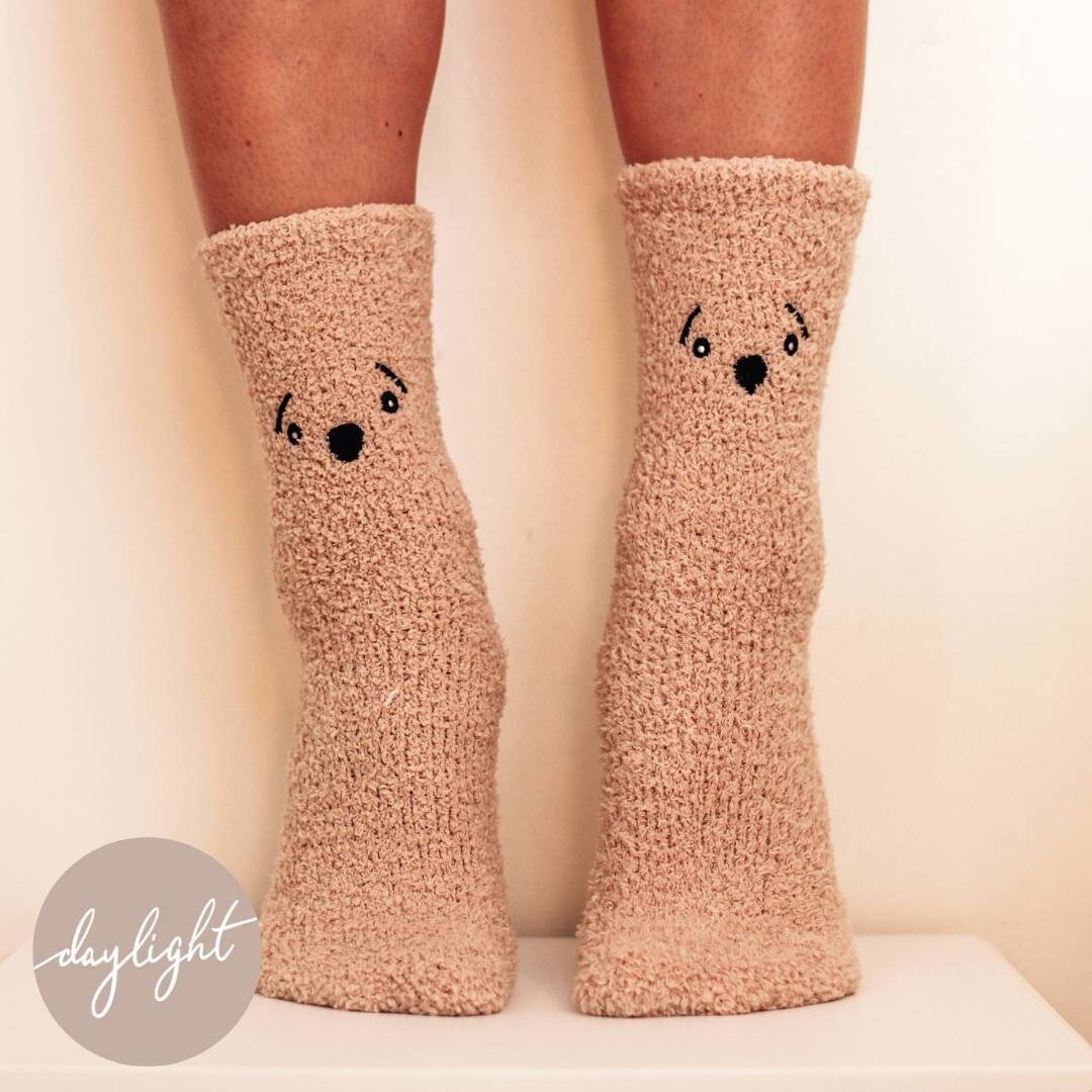 Hand Packed Cute Emotional Super Soft Fluffy Socks - Etsy UK