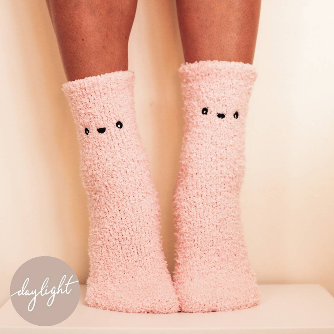 Hand Packed Cute Emotional Super Soft Fluffy Socks - Etsy UK