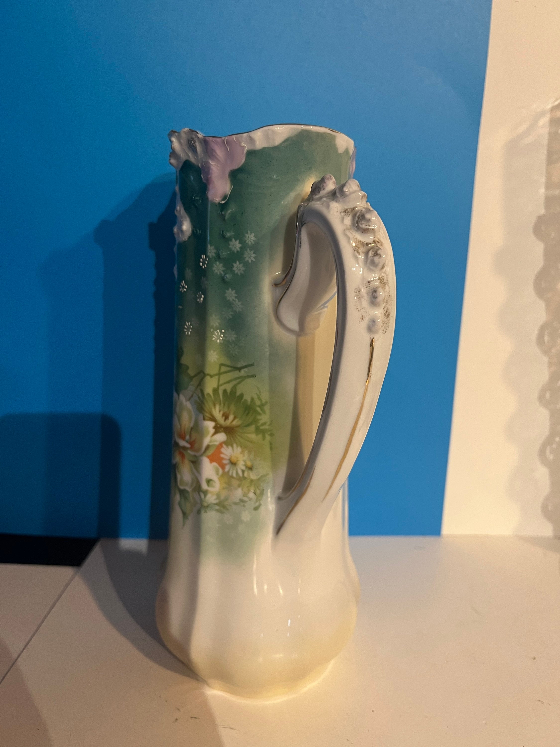 Porcelain RS Prussia Pitcher - Etsy