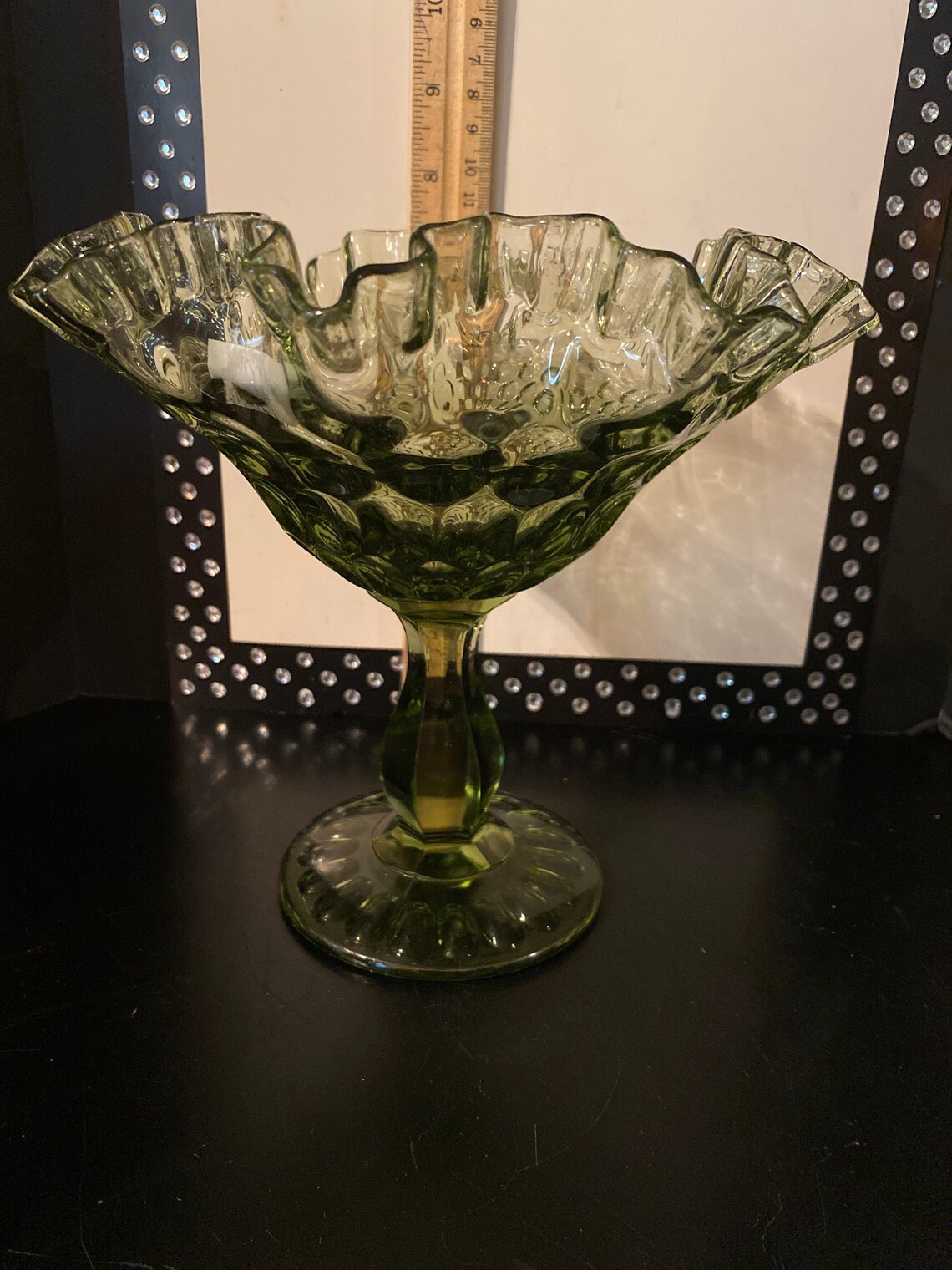 Vintage Fenton Thumbnail Compote - Etsy