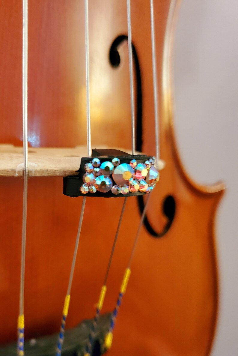 Bedazzled Viola Mute - Stage Ready Blue Mixed - Etsy