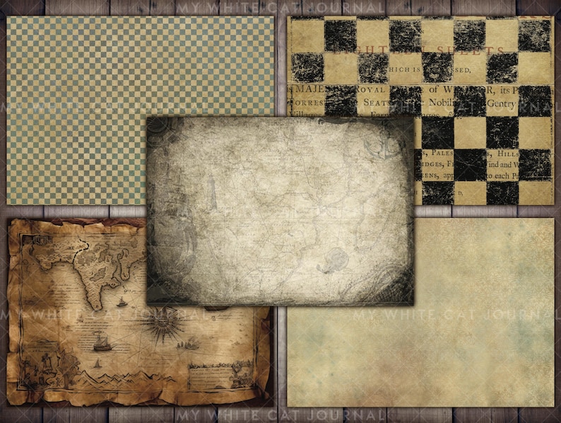 Steampunk Junk Journal Kit – Printable Ephemera, Gears & Clock Pages ...