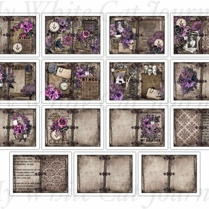 Junk Journal, Nocturnal, Grunge, Printable, Junk Journal Kit, Collage ...