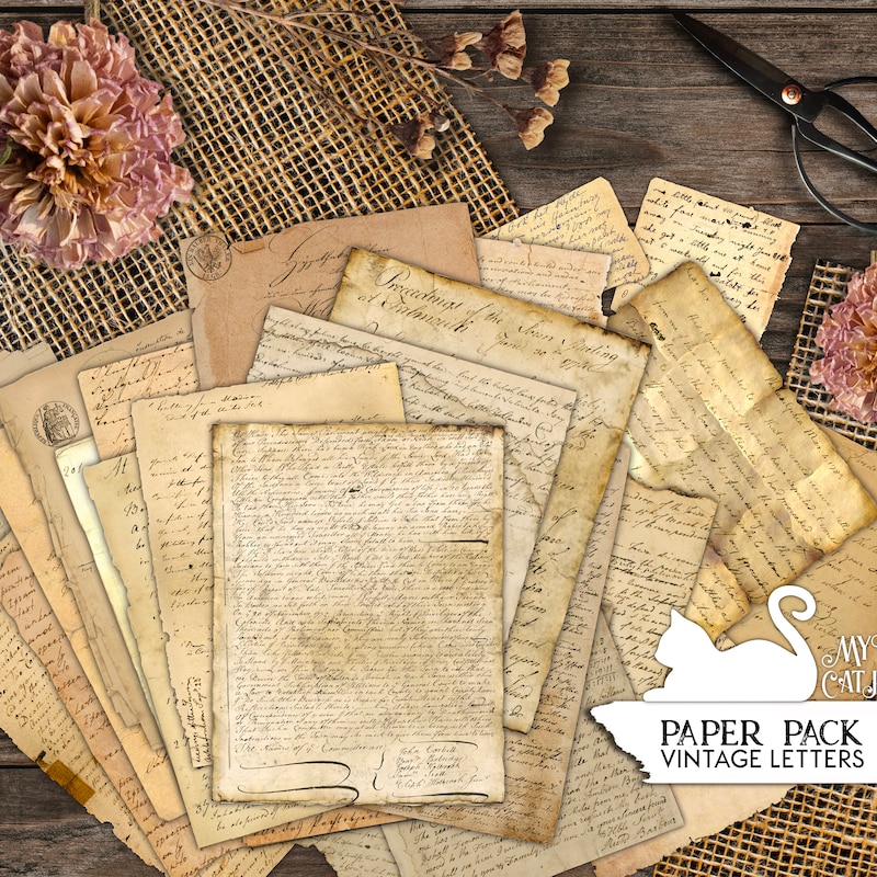 Antique Handwritten Letters - Etsy