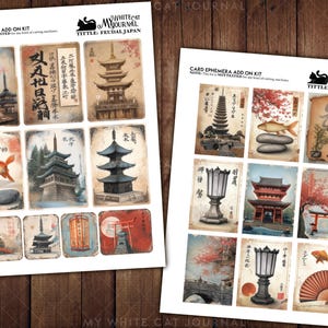 Junk Journal, Feudal Japan, Printable, Ephemera, Cards, Japanese ...