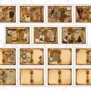 Junk Journal, Steampunk, Timeless Age, Ephemera, PREMIUM, Printable ...