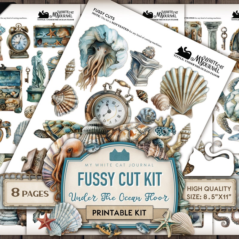 Vintage Sea Stickers - Etsy