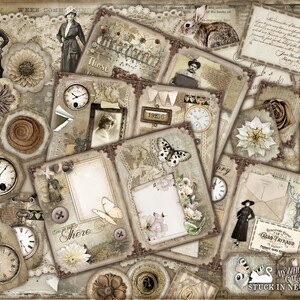 Junk Journal, Stuck in Neutral, Printable, Neutral, Ephemera, Junk ...