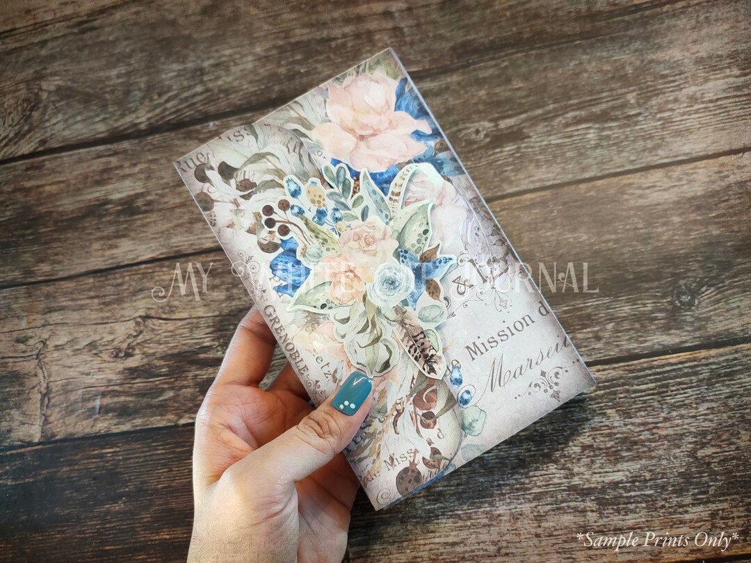 Junk Journal, Woodland, Trifold, Folding Folio, Loaded Folder ...