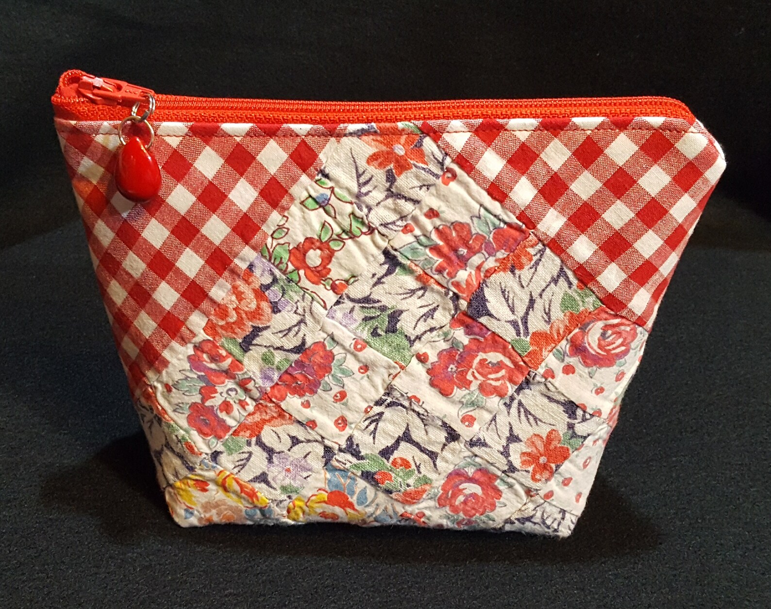 Vintage Quilt Zipper Pouch - Country Farm Cabin Shabby Chic Style - Etsy