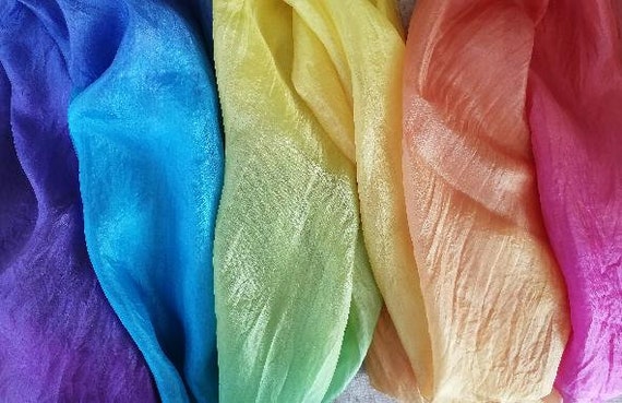 Toys & Games 12 colour rainbow silk Large Pretend Play etna.com.pe