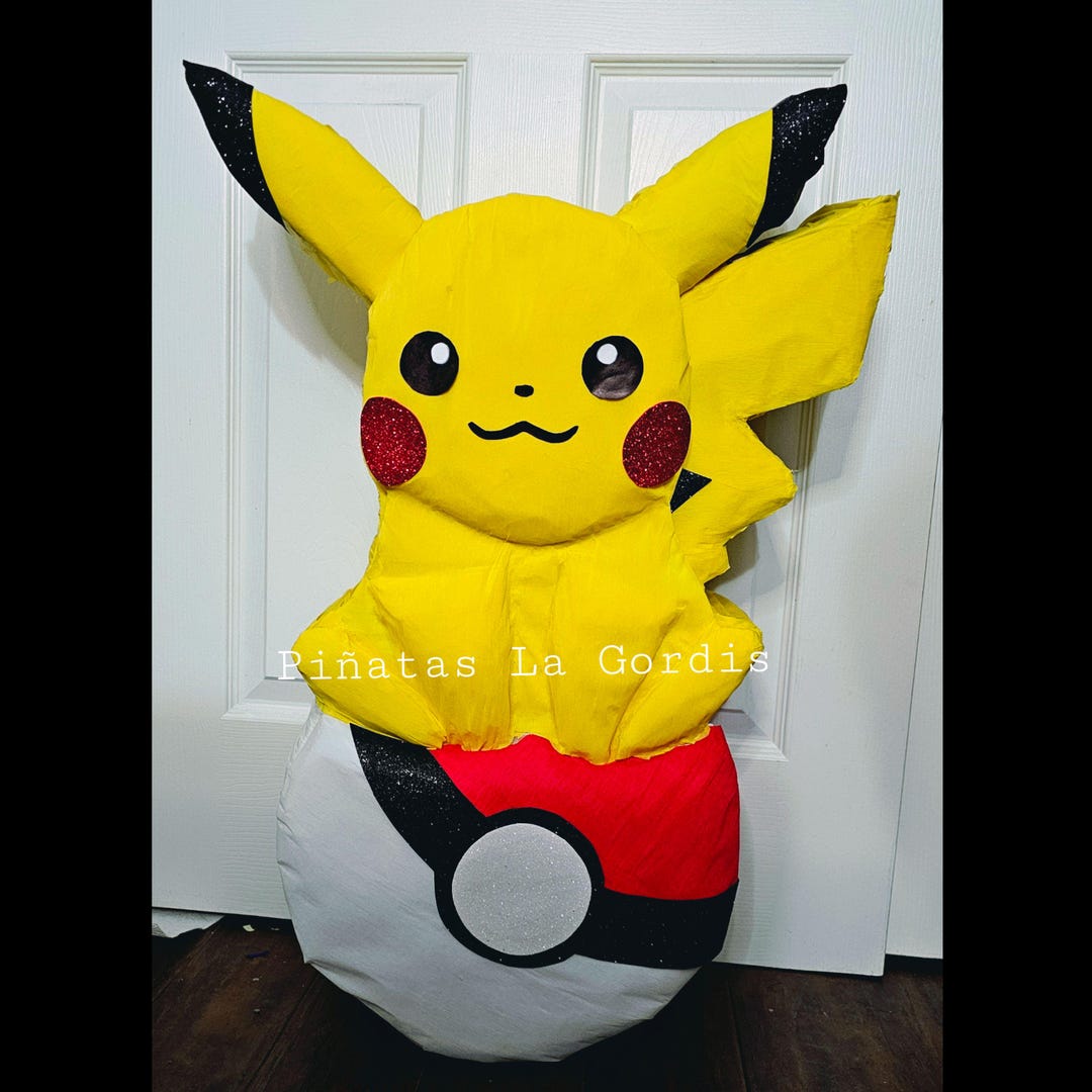 Pikachu / Pikachu Piñata / Pokebola / Pokemon Pinata Boy/ Pikachu ...