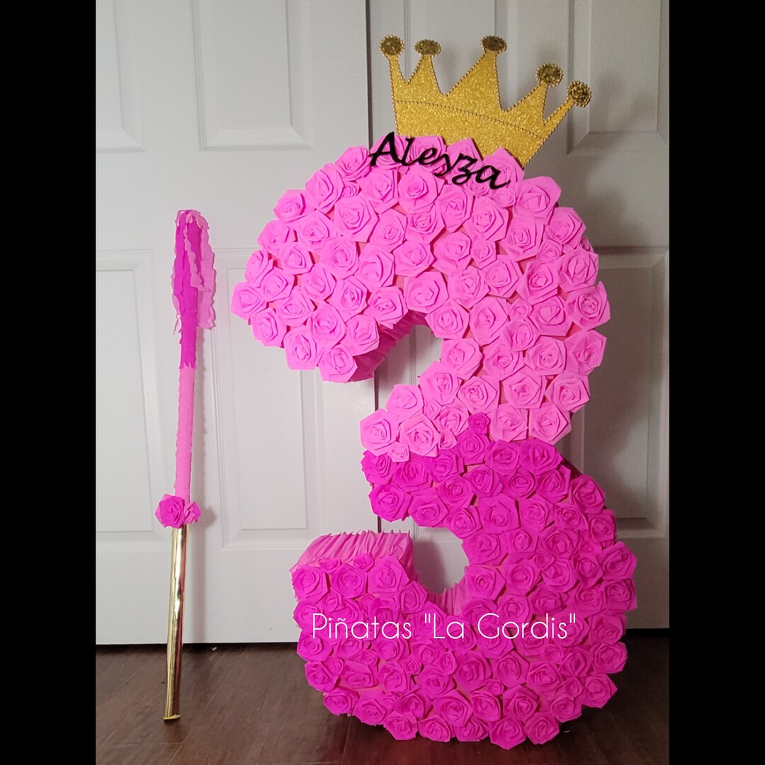 Pink Number Piñata/children's Piñatas/piñatas for Boys/piñatas for ...