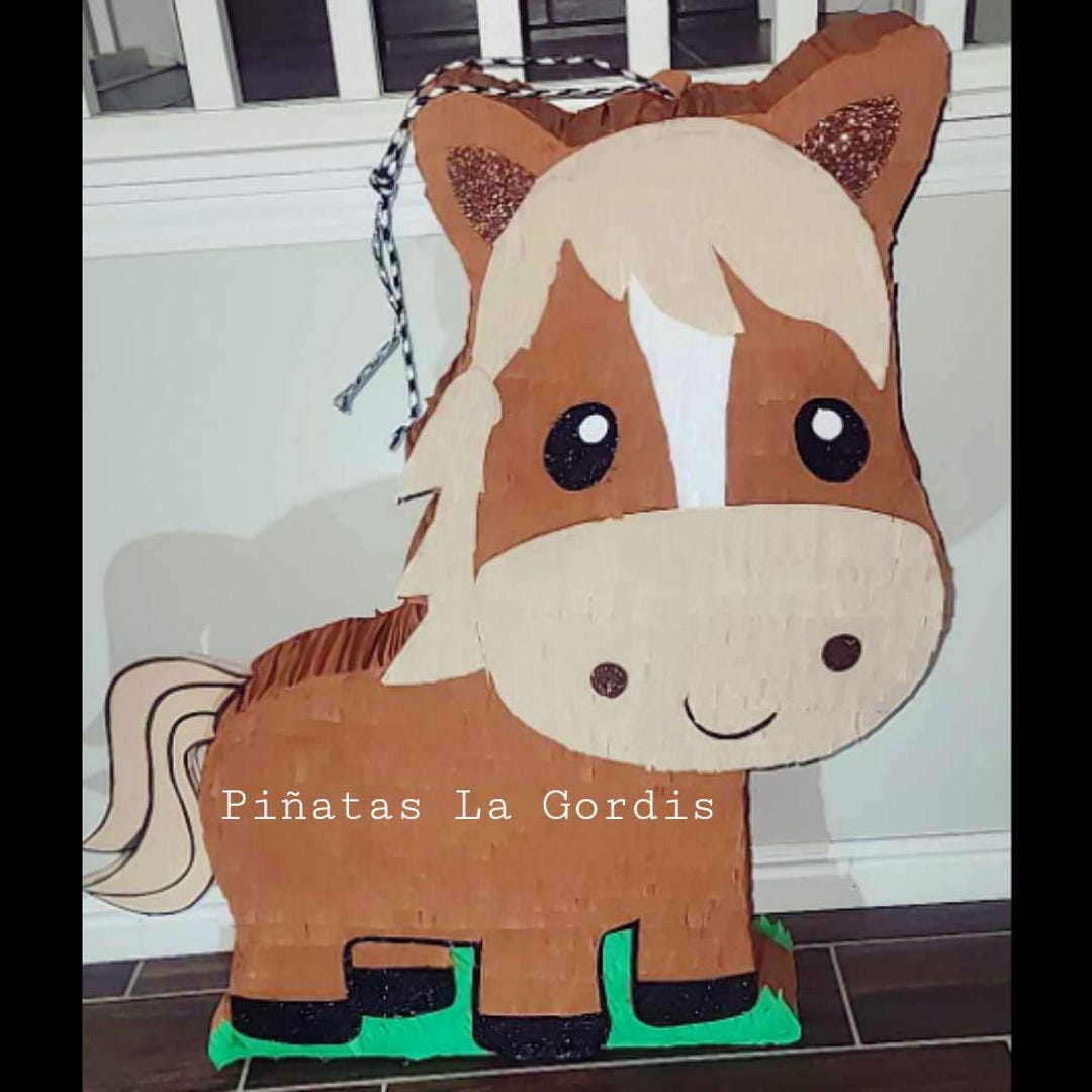 Horse Boys Pinata, Horse Pinata, Horse Party Pinata, the Farm Theme ...