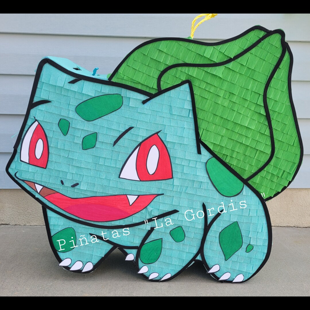 Pokemon Bulbasaur Piñata/ Children's Pinatas/ Pokemon - Etsy