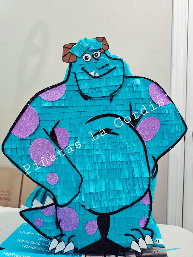 Small Sulivan Piñata/ Sulley Monster Inn Sullivan / Monster Decoration ...