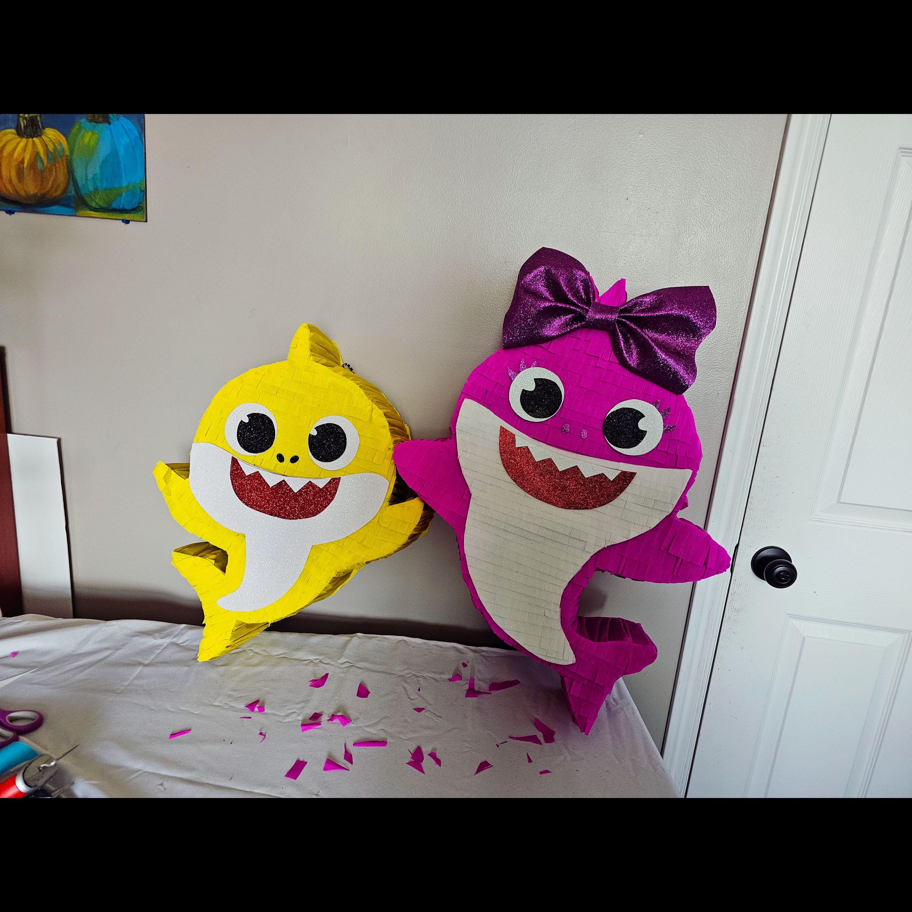 Pink Baby Shark Pinata,baby Shark Pinata,baby Shark Birthday ...