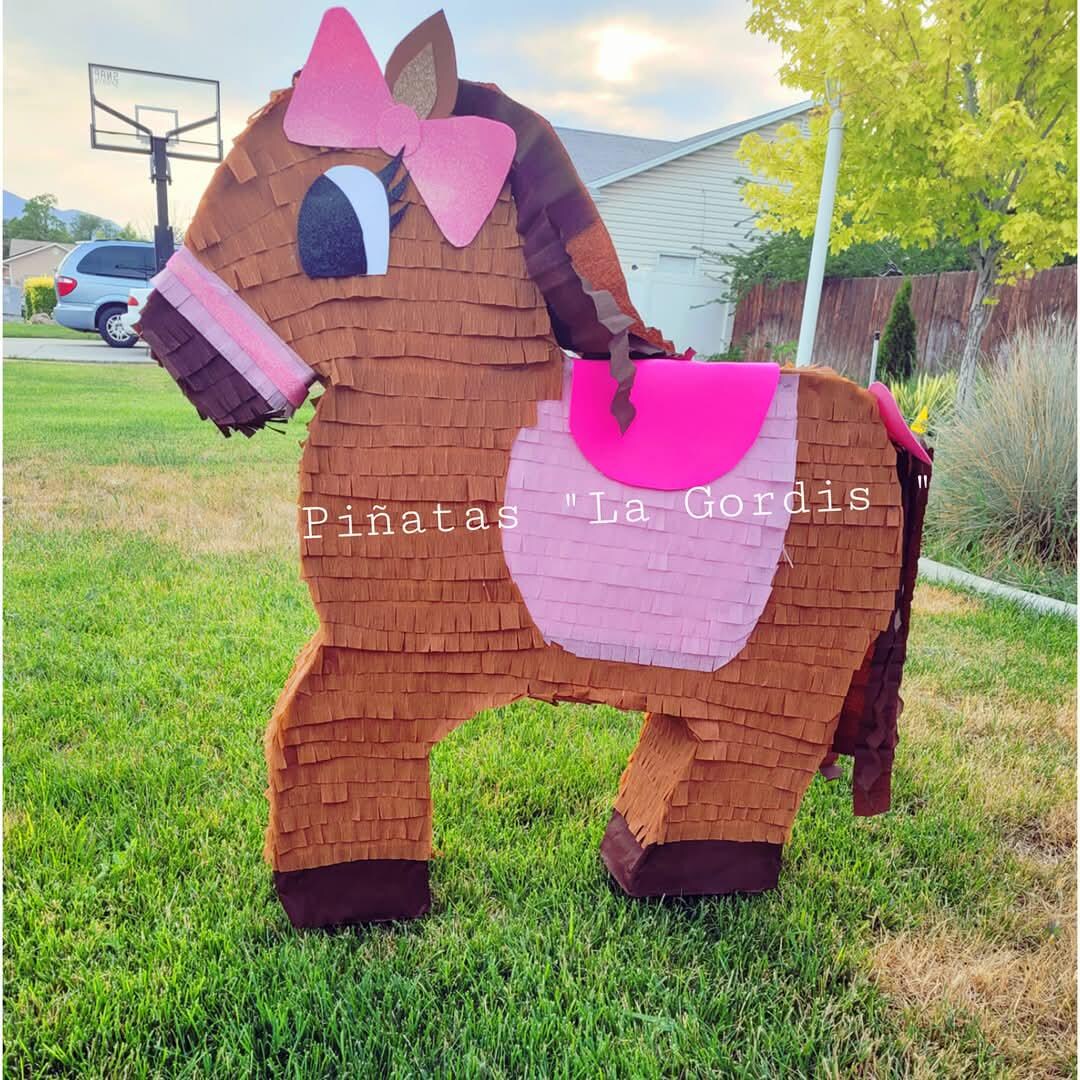 Small Horse Girls Pinata, Horse Pinata, Horse Party Pinata, the Farm ...