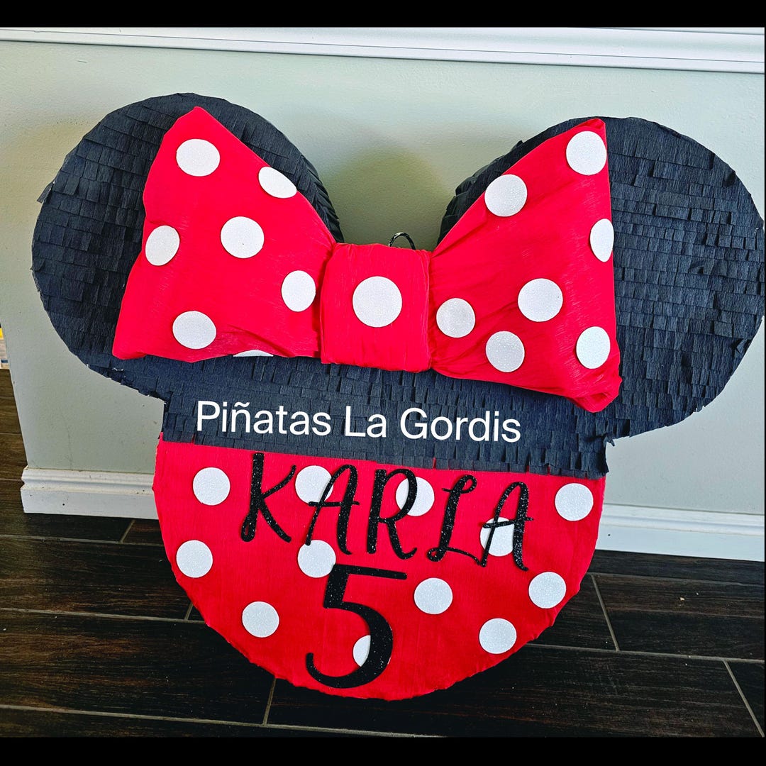 Minnie Mouse Piñata/children's Piñatas/piñatas for Boys/piñatas for ...