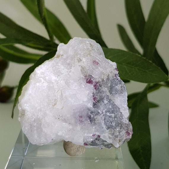 natutal spinel Spinel crystal on white rock spinel gemstone spinel ...