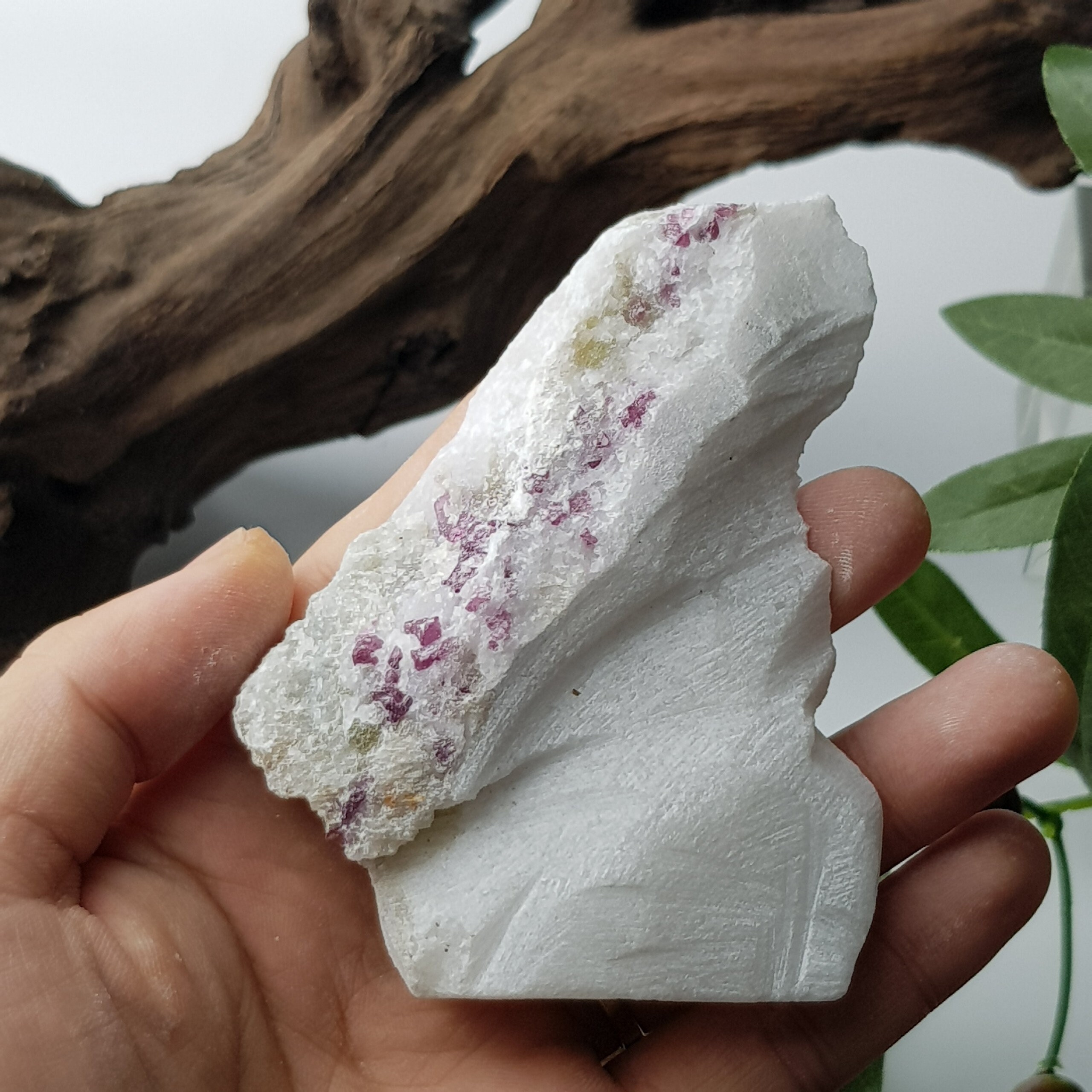 natutal spinel Spinel crystal on white rock spinel gemstone spinel ...