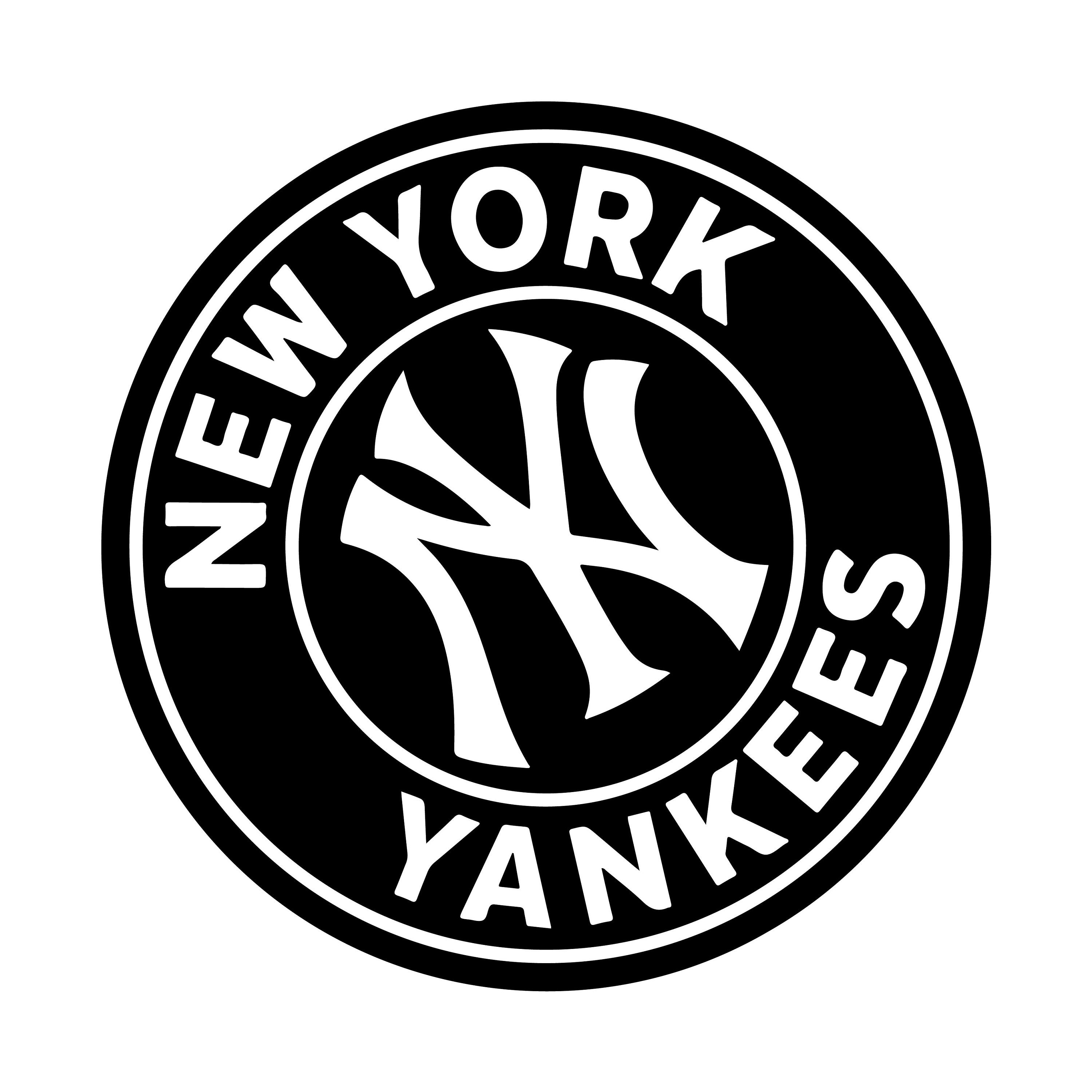 Yankees Logo Black And White