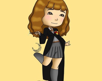 Adorable Hispanic Chibi Doll Digital Art Image Cute Cartoon ...