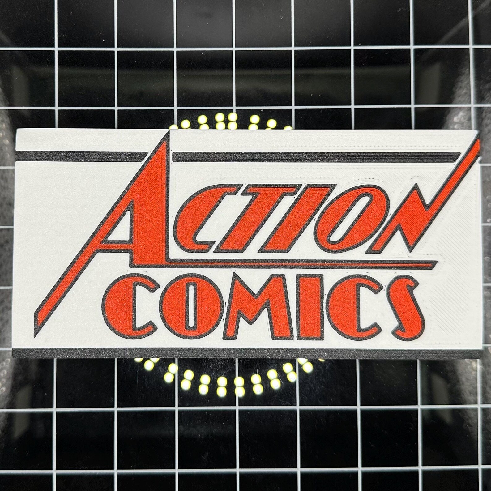 Big S Golden Age First Appearance Comic Logo Standee - Etsy