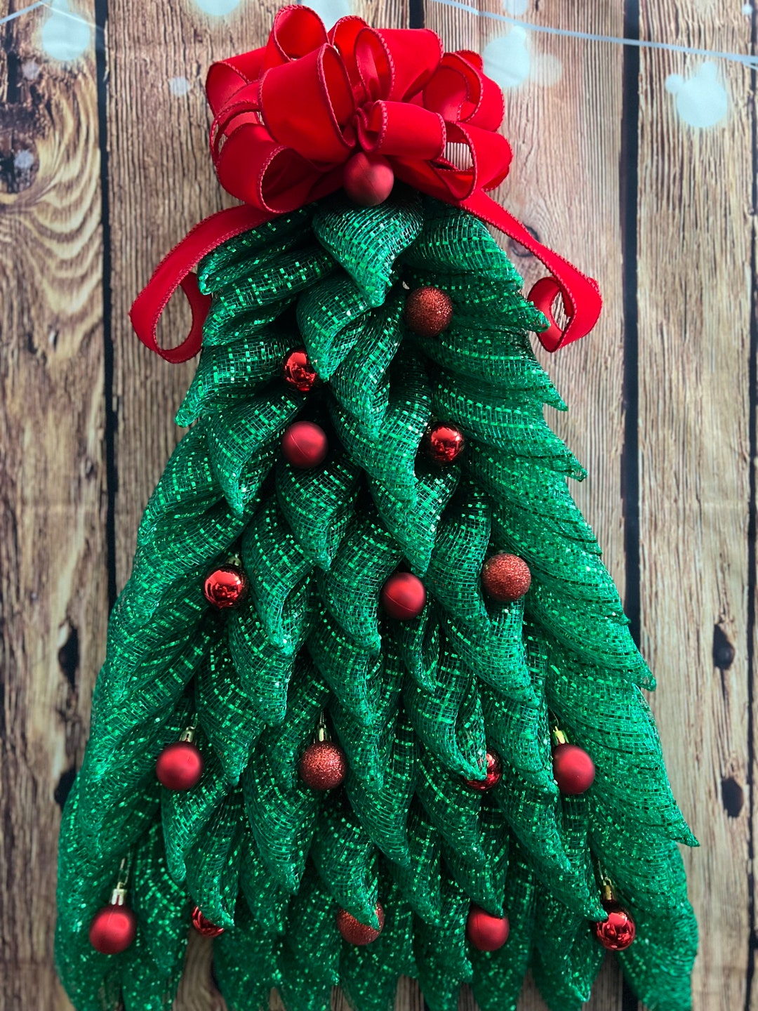 Christmas Tree Wreath - Etsy
