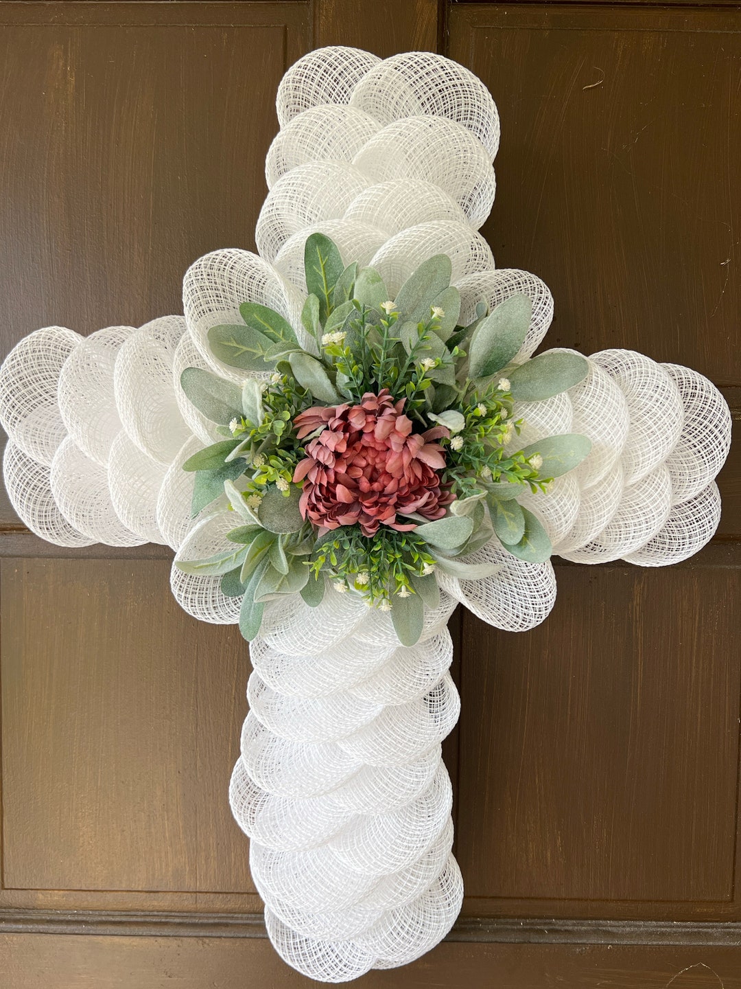 Cross Wreath - Etsy