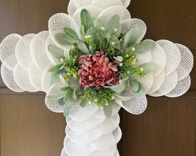 Cross Wreath - Etsy