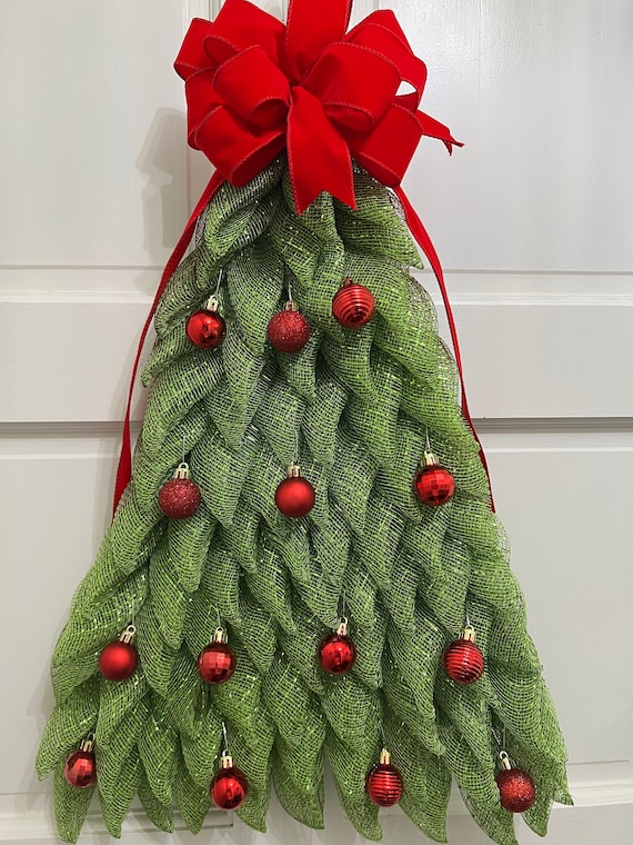 Christmas Tree Wreath - Etsy