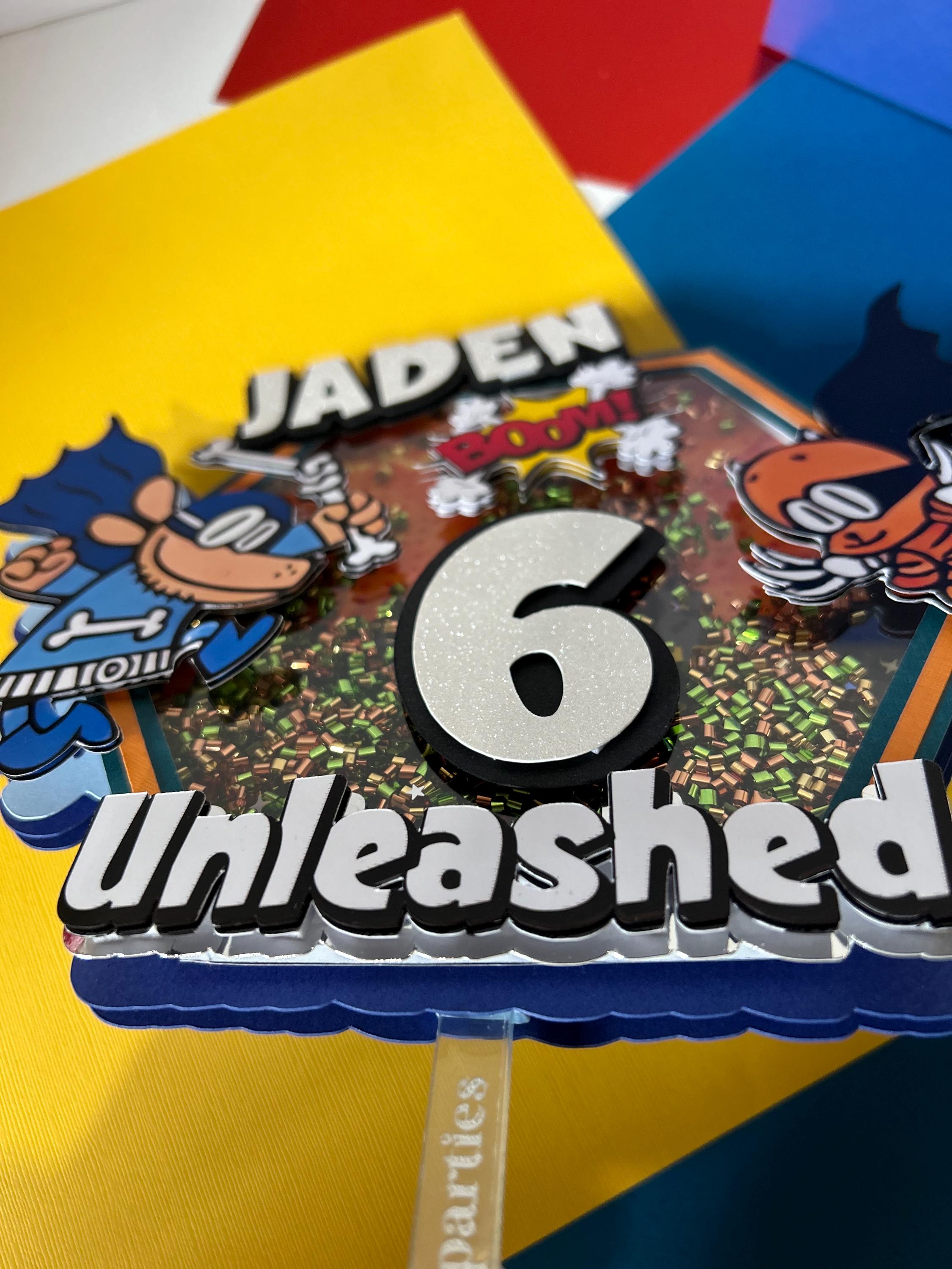 Dogman Cake Topper Dogman Party Decor - Etsy