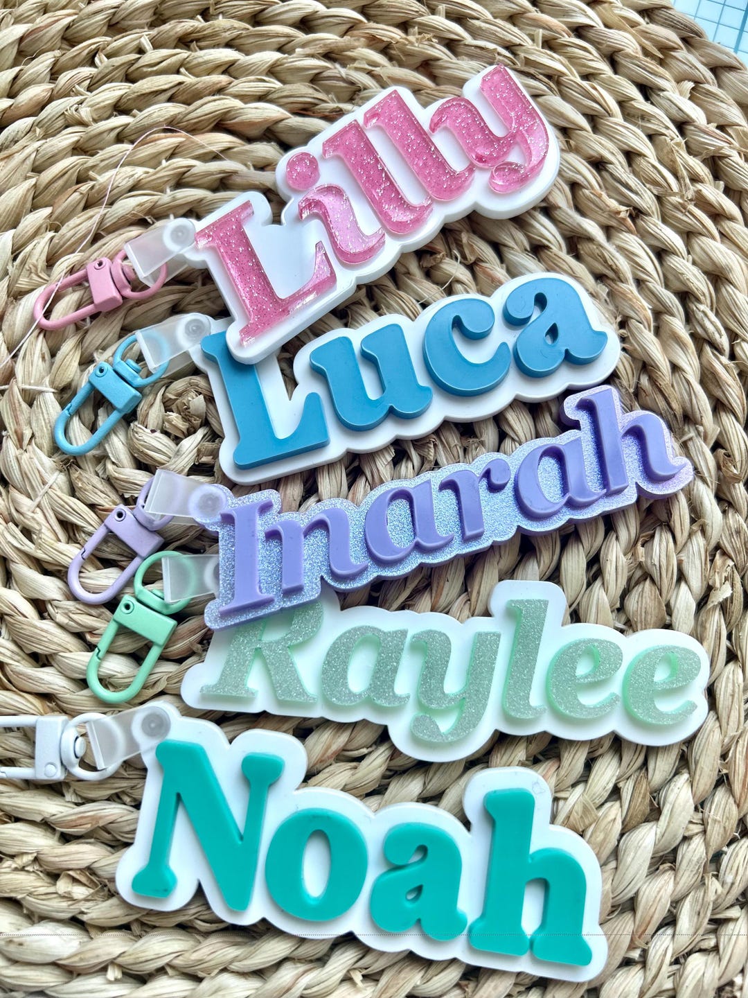 Backpack Tags, Acrylic Name Tags, Acrylic Keychain - Etsy