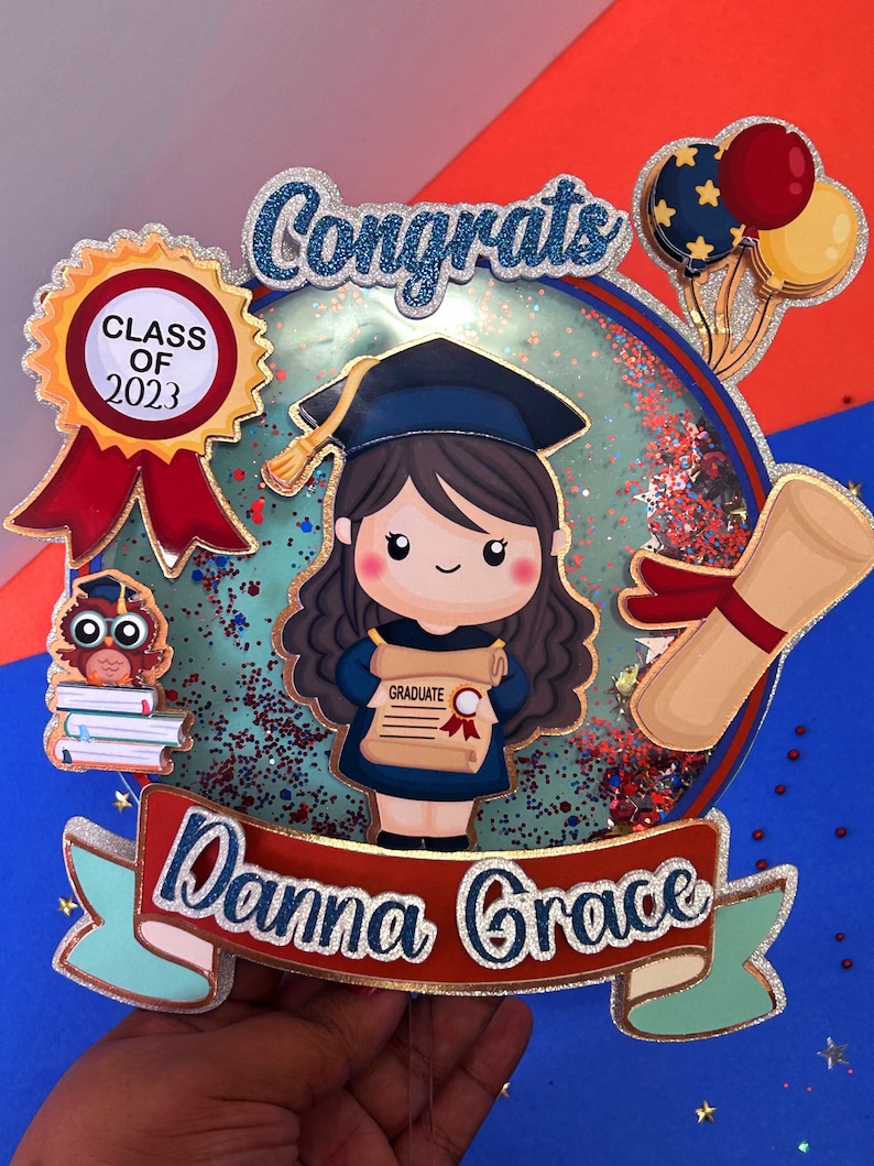 Pre-k Grad Cake Topper Graduation Cake Topper Kinder Grad - Etsy