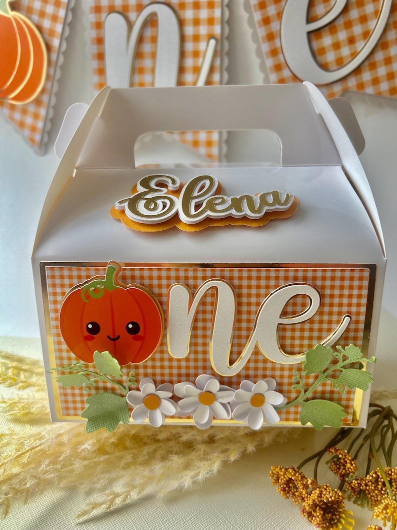 Little Pumpkin Treat Boxes, Pumpkin Gable Boxes, Treat Box, Fall Treat ...