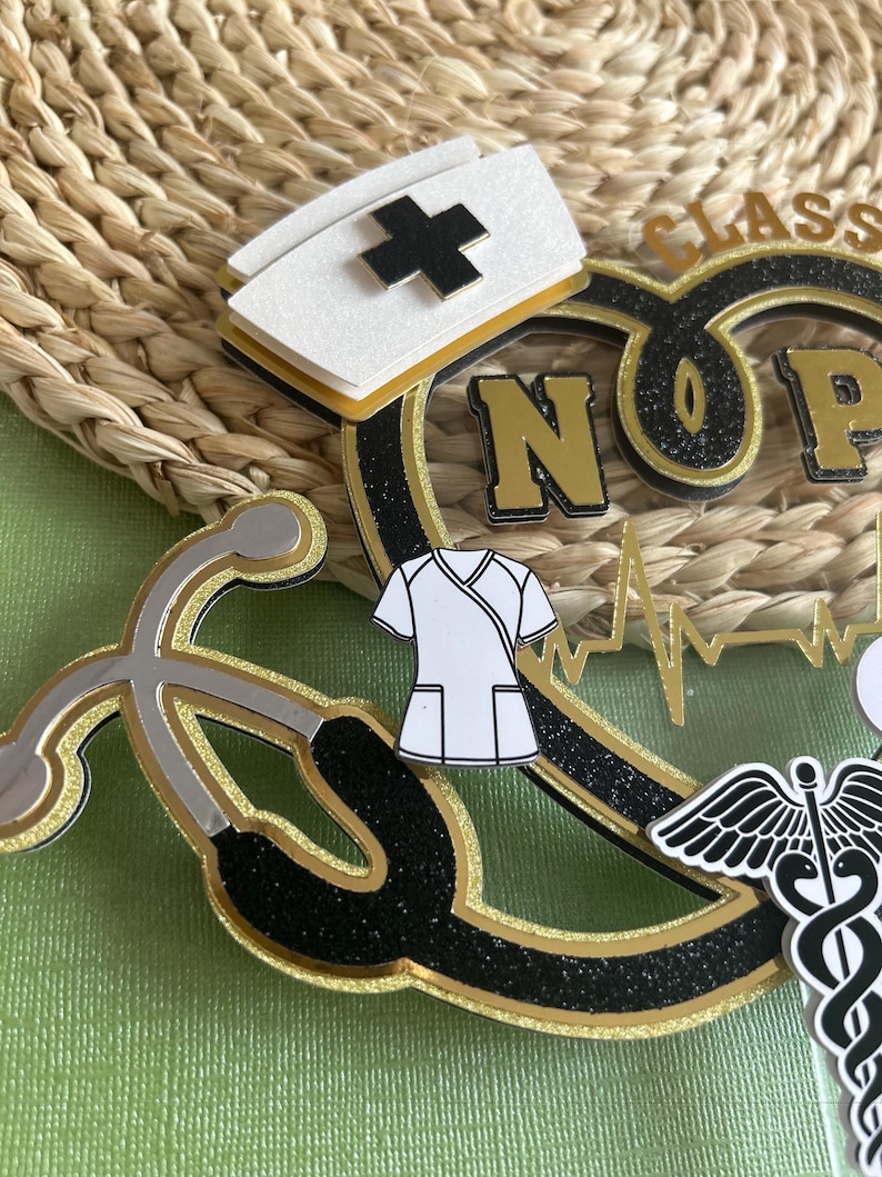 Nurse Practitioner Cake Topper, RN Cake Topper, Medical Cake Topper ...