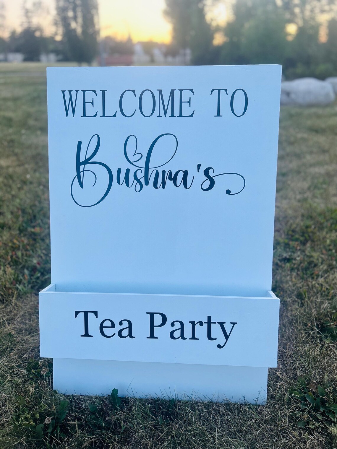 Welcome Flower Box, Flower Box Sign, Wedding Welcome Sign, Wedding ...