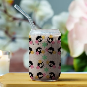 5 Soot Sprites 16oz GLASS CAN TEMPLATE Pack, Soot Sprites Glass Can ...