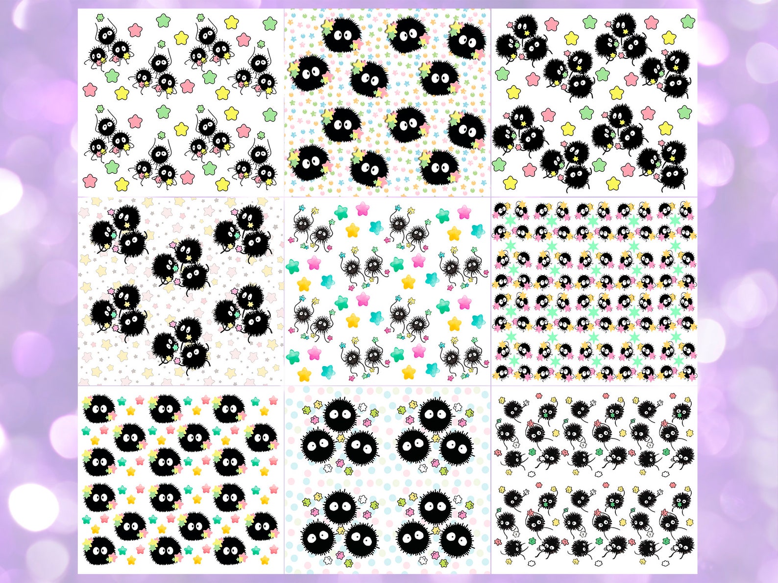 Soot Sprites 20oz TUMBLER TEMPLATE, Soot Sprites Tumbler Wrap, Digital ...