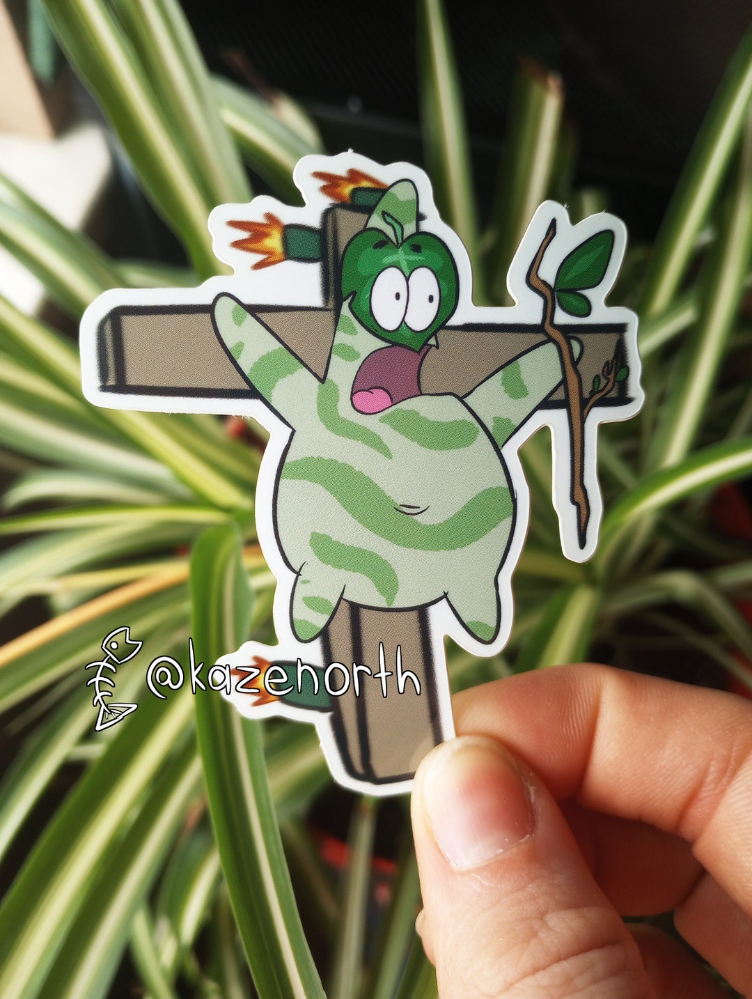 Patrick in the Korok Space Program Sticker TOTK Sticker Zelda Sticker ...