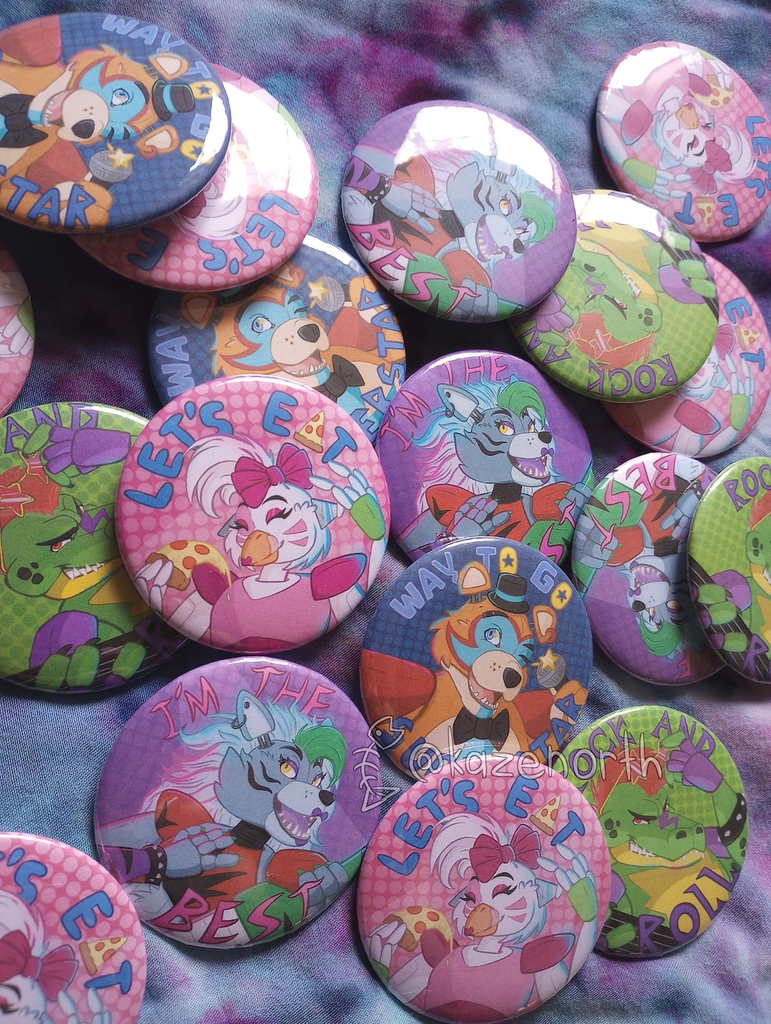 Fnaf Security Breach Buttons Fnaf Buttons - Etsy