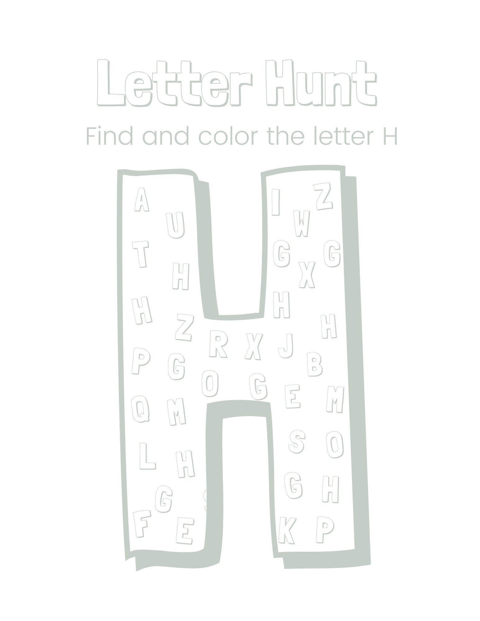 Alphabet Letter Hunt - Etsy