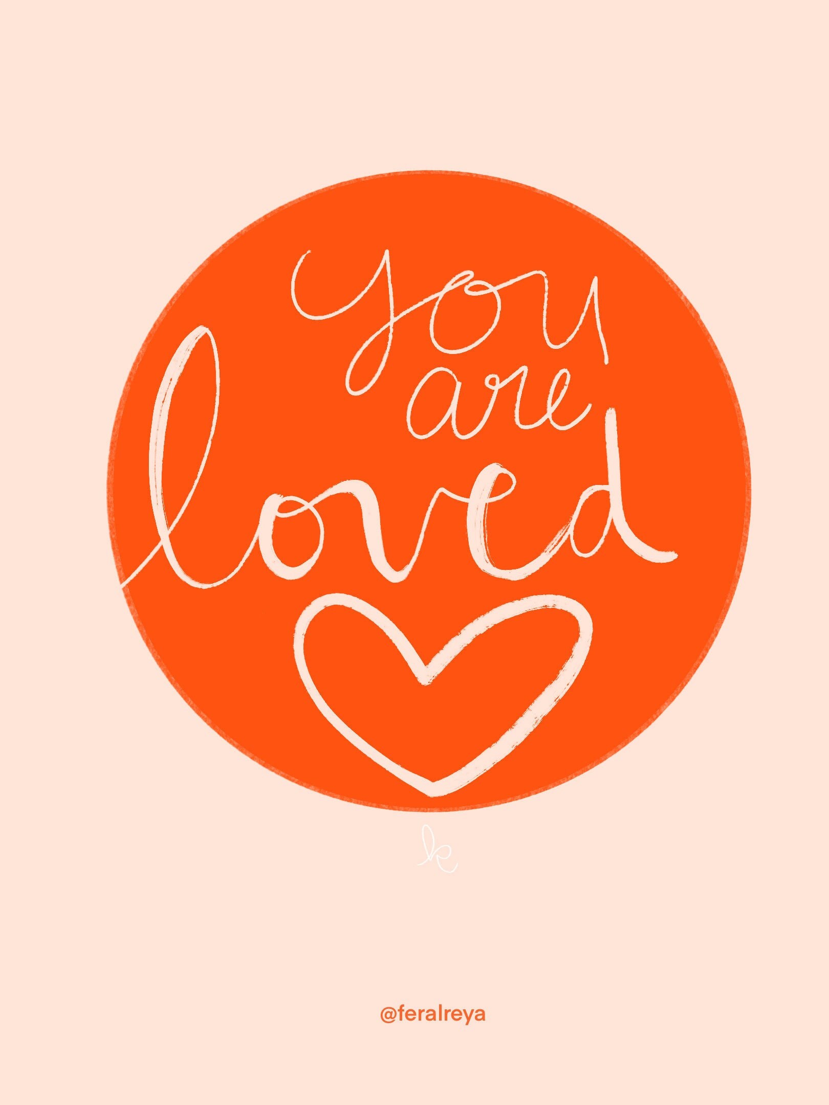 You Are Loved Printable Digital Artwork - Etsy